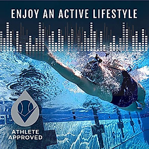 H2O Audio Sonar PRO Underwater Streaming Music (Playlist+) Waterproof Bluetooth Bone Conduction Headphones with MP3 Player - Wireless, Open Ear Waterproof Headset for Swimming, Underwater Activities