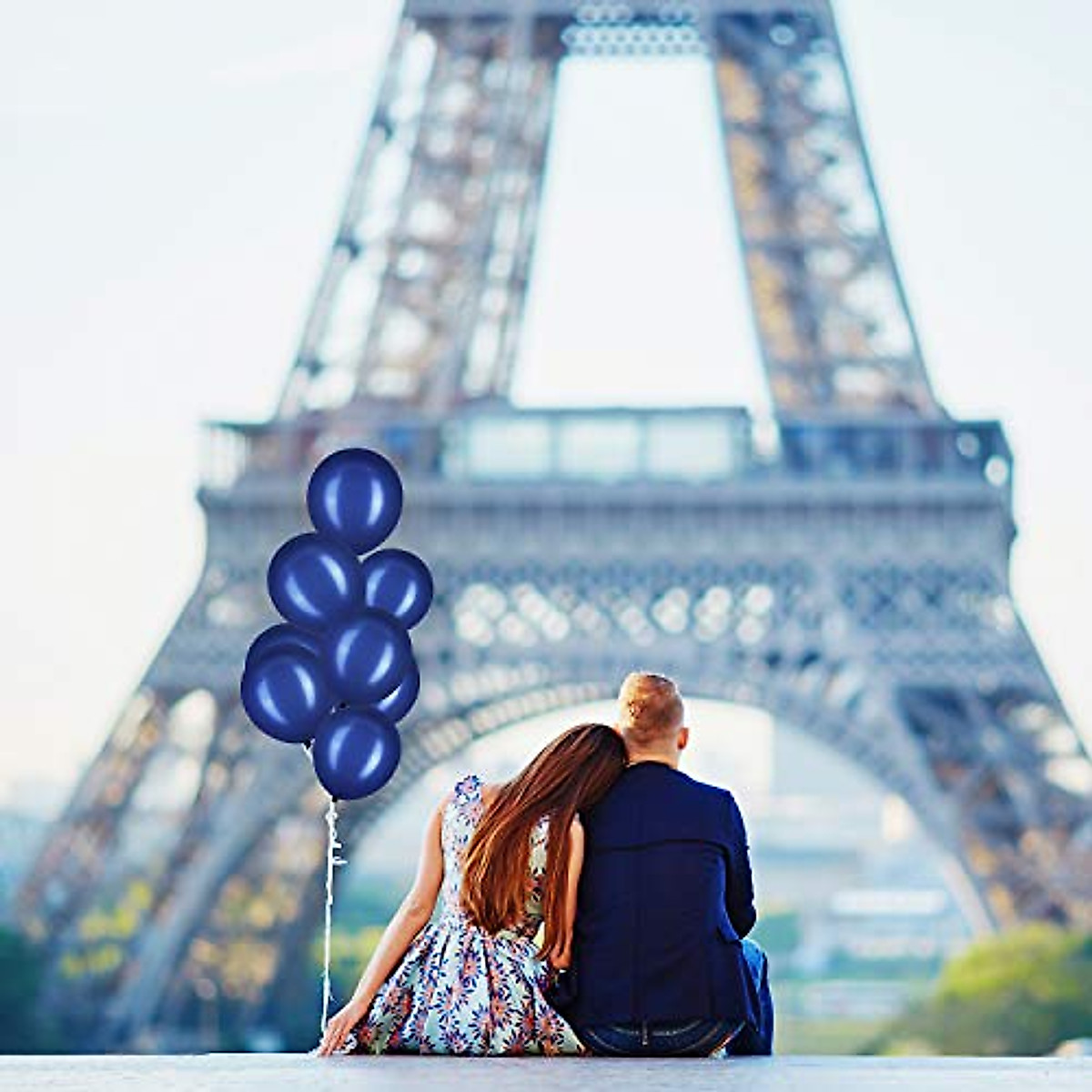 Navy Blue Balloons 100 Pack 10 Inch Party Balloons Navy Blue Latex Balloons for Weddings, Birthday Party, Bridal Shower, Party Decoration (Navy Blue, 10 Inch)