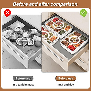 Tenlary Divided Serving Tray with Lid and Handle - Snackle Box Charcuterie Container for Portable Snack Platters-Clear Storage Organizer for Candy,Fruits,Nuts - Perfect for Entertaining Party