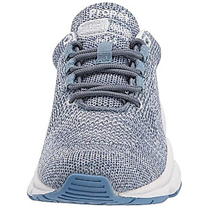 Propét Womens Stability Fly Sneaker, Denim/White, 13 X-Wide US