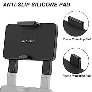 B-Land Phone Holder for Gooseneck Stand, Universal Mobile Phone Mount Phone Clamp (Gooseneck Stand Not Included)