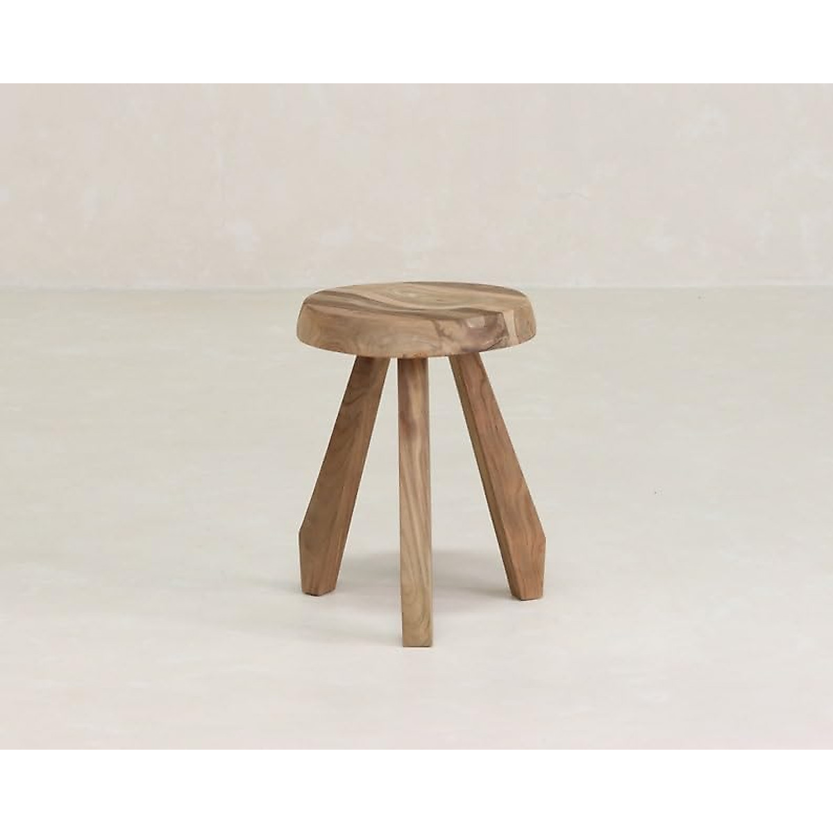 FHCKIG Milking Stool,stool,plant stand (Dark Teak Oil)