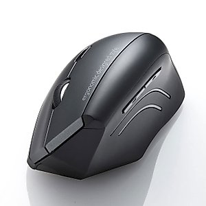SANWA Bluetooth Ergonomic Mouse, Optical Vertical Mice, for Large Hands, Reduce Wrist Strain, (800/1200/1600 DPI, 6 Buttons) Compatible with MacBook, Laptop, Windows, Mac OS, Android, GMAERGBT15