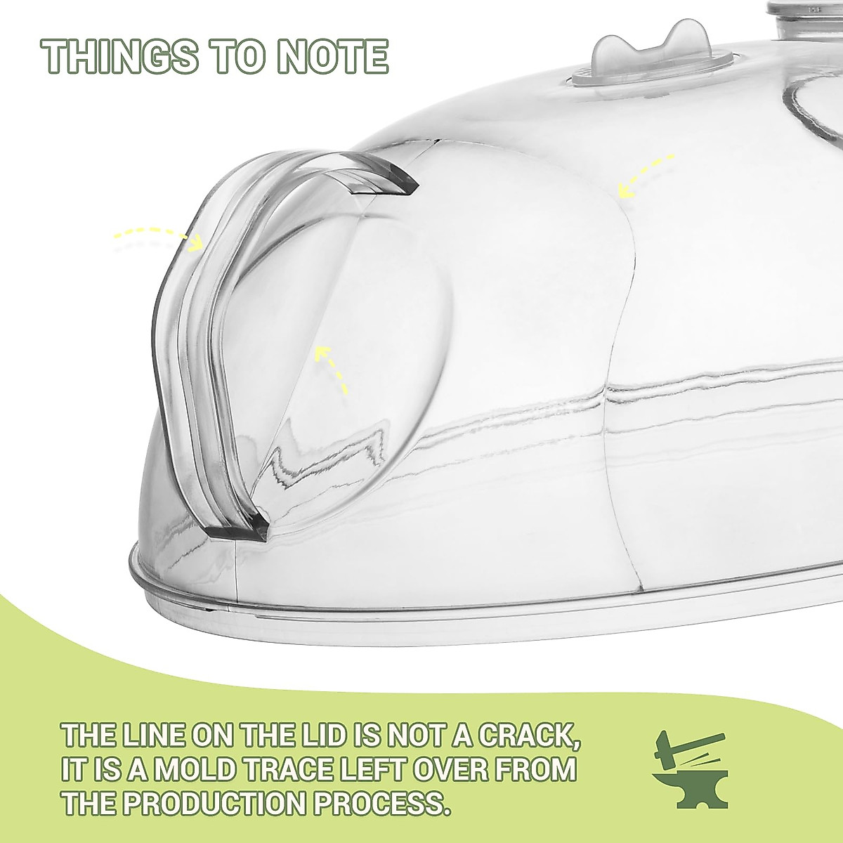 WENWELL Microwave Cover with Water Steamer & Tray,Food Protector for Splatter Guard,Dish Bowl Plate Serving Lid with Handle,BPA-Free,Clear Safe Plastic,10 Inchs