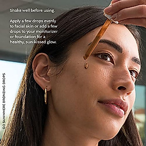 Fieldtrip Go Sunwhere Bronzing Drops with Malachite, Clean, Vegan & Cruelty-Free Skincare, 1oz