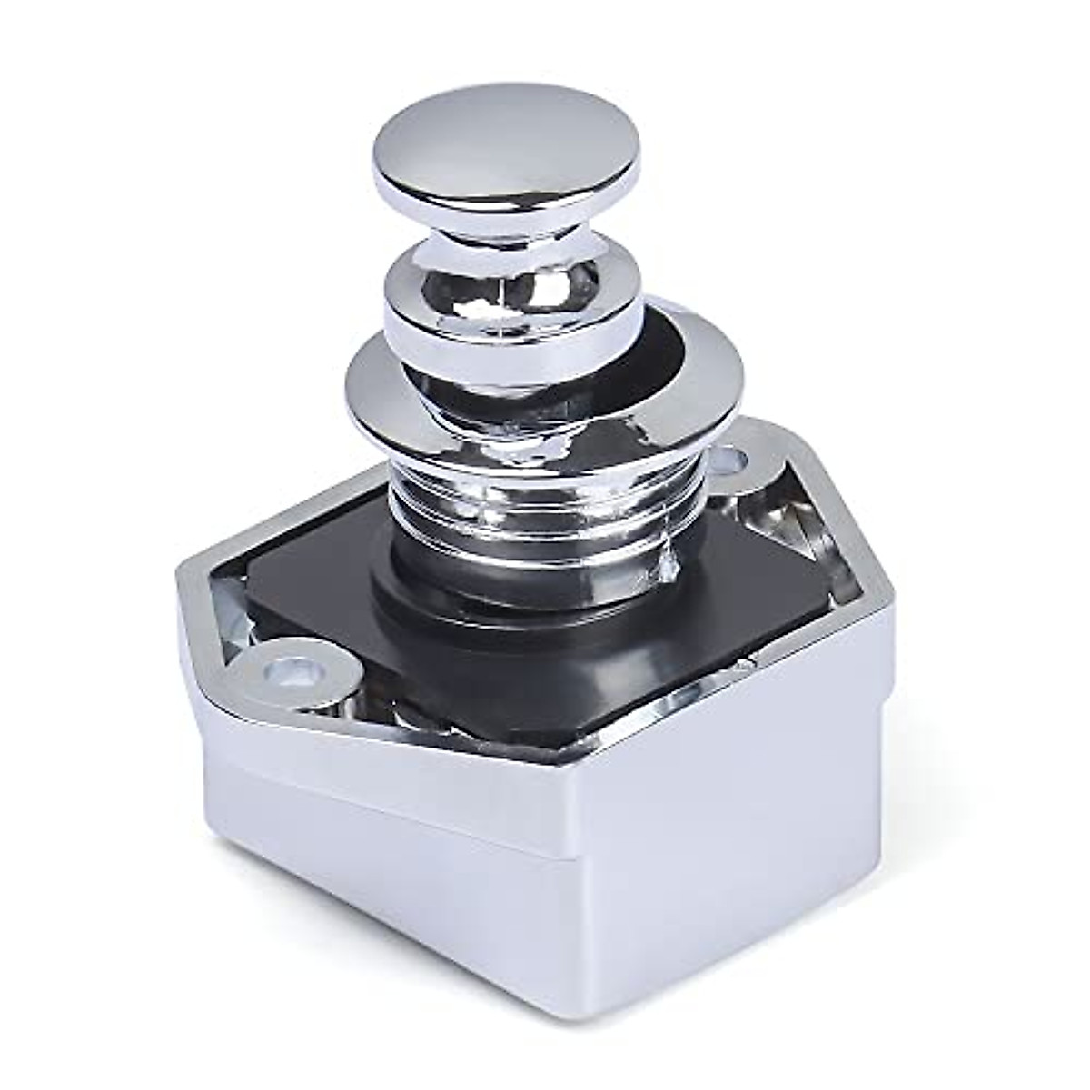 Durable Home Gadget Zinc Alloy Furniture Hardware Push Button Latch Cabinet Door Catch Cabinet Lock Car Push Lock - (Color: gold)