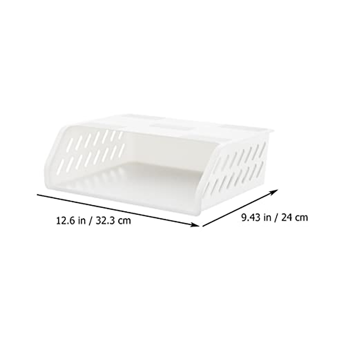 Zerodeko 3 pcs Basket Bathroom Organizer Hidden Hollow Bin Shelves Office Kitchen Small Under Sorting Pencil Drawer Cabinets Home Bedroom Desktop Objects Necessities Wall-mounted Cosmetics