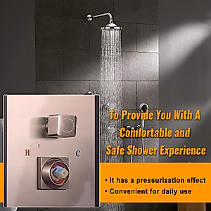 N40HKC Shower Cartridge Replacement,Fit for SR SUN RISE Shower Cartridge,Black 40mm Shower Faucet Cartridge,for Tub/Shower Faucet, Shower Mixer Valve, Ceramic Shower Single Lever