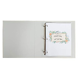 Pearhead Bridal Wedding Organizer, Wedding Planner Book, DIY Wedding Planner, Wedding Keepsake, Ivory Linen