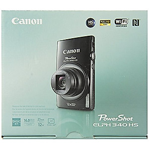 Canon PowerShot ELPH 340 HS 16MP Digital Camera (Black)