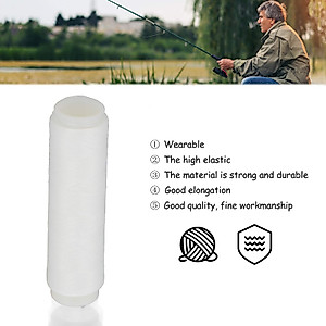 BESPORTBLE 2 Rolls High Elastic Fishing Line Professional Fishing Wires Wear-Resistant Fishing Ropes Skid-Proof Fishing Wire Nylon Fishing Line Fishing Supply Saltwater Fishing Line