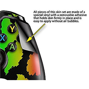 Rainbow Leopard - Holiday Bundle WraptorSkinz Decal Style Vinyl Skin Wrap compatible with XBOX One Original Console, Kinect and 2 Controllers (GAMING SYSTEM NOT INCLUDED)