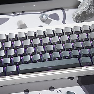 mintcaps Shine Through Keycaps -133keys PBT Doubleshot keycaps Gradient Side Print Cherry Profile Keycap Set for 60% 65% 75% 100% Cherry Gateron MX Switches Mechanical Keyboard