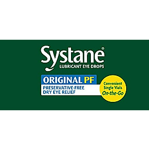 Systane Long Lasting Lubricant Eye Drops Vials Eye Drops, 30 Count (Pack of 1)