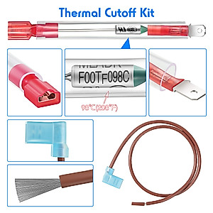 Dreyoo RV Water Heater Thermal Cutoff with ECO Thermostat Assembly Kit, UL Listed Replacement Part Compatible with Atwood 91447 93866 (2 Pcs)
