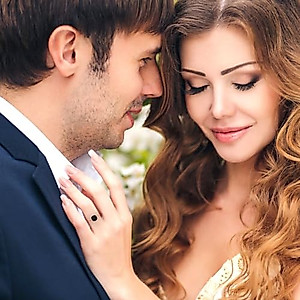 2.5 ct Cushion Cut Solitaire Natural Black Onyx Engagement Wedding Bridal Promise Anniversary Ring 18K Rose Gold Size 4.25