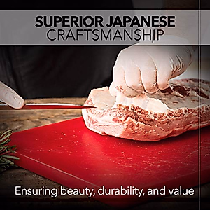 JCK Original Kagayaki Japanese Chef’s Knife, KG-9ES Professional Sujihiki Knife, VG-1 High Carbon Japanese Stainless Steel Pro Kitchen Knife with Ergonomic Pakka Wood Handle, 9.4 inch