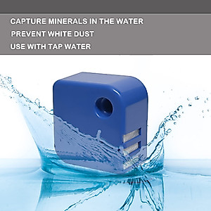 Macaberry PDC51V1 Demineralization Cartridge Compatible with Vick Humidifier Model V4600, V5100, VUL575, and Sunbeam696, Works to Collect White Dust, Pack of 3, Blue