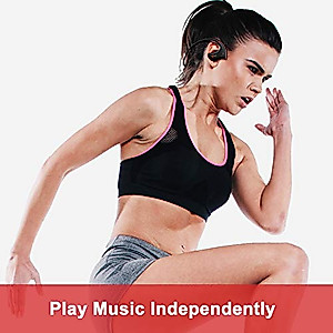 VZ MP3 Player with Bluetooth Headphone Included 16GB TF Card Lossless Sound Sweatproof for Running Gym audiobook