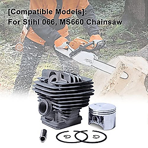 Mtanlo 56mm Big Bore Cylinder Piston Gasket Kit for Stihl MS660 066 MS640 MS650 064 Chainsaw Replacement Parts Nikasil Coated