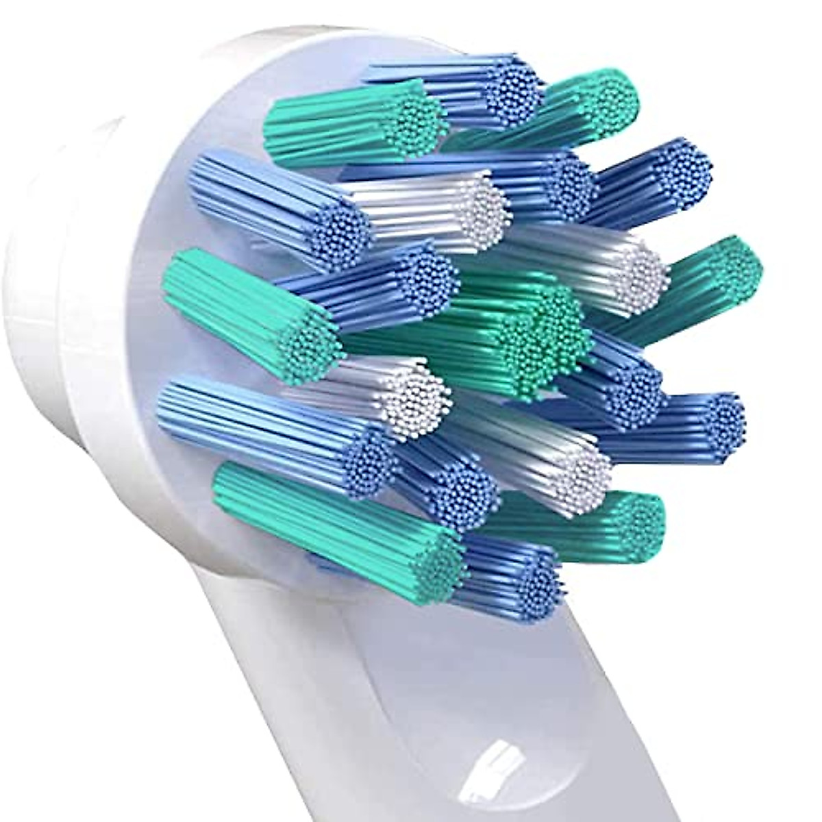 Replacement Brush Heads for Oral B- Pack of 4 Cross Generic Electric Toothbrush Heads for Oralb Braun- Crossact Toothbrushes Compatible with Most Oral-B Bases- Quality Action Bristles