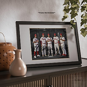 Ikonic Fotohaus Bryce Harper Schwarber Realmuto Hoskins Castellanos Signed Photo Autograph Print Wall Art Home Decor