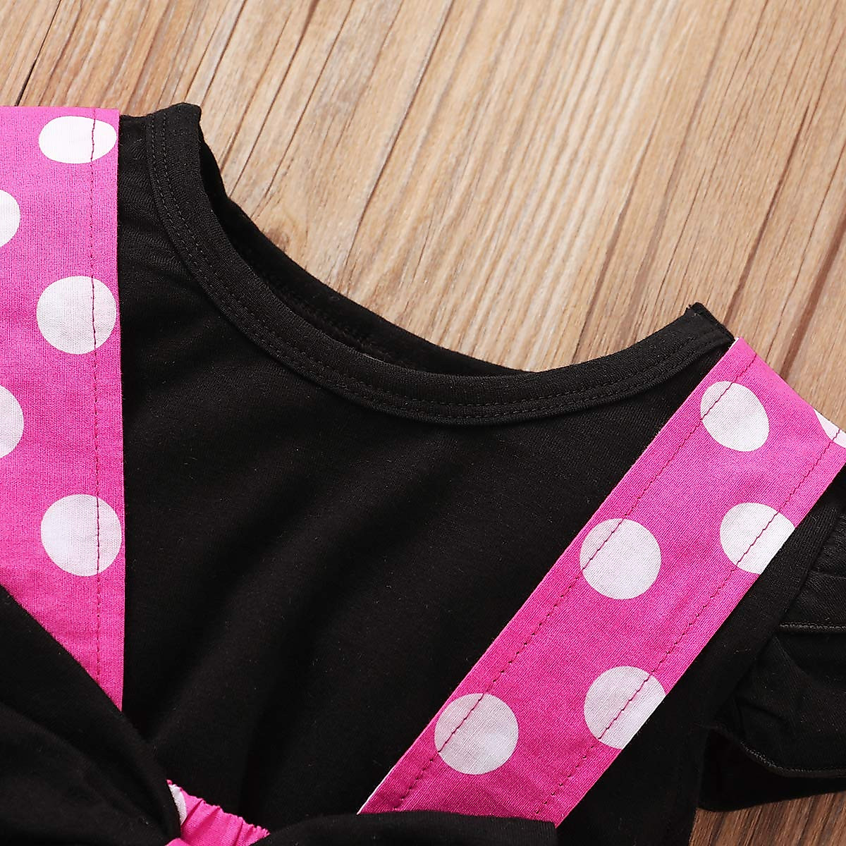 Baby Toddler Girl Polka Dots Fancy Dress Up Costume Birthday Party Tulle Dresses with Polka Dot Headband