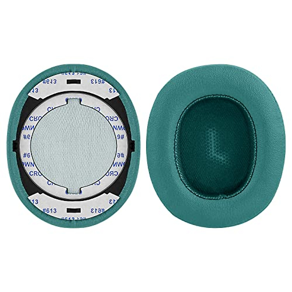 Geekria QuickFit Replacement Ear Pads for JBL E55BT Headphones Ear Cushions, Headset Earpads, Ear Cups Cover Repair Parts (Green)