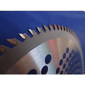 8" x 80T 8-Inch 80 Tooth Carbide Tip Circular Saw Brush Cutter Trimmer Weed Eater Blade (2 Pack)