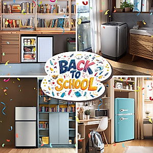 Anypro 3.2 Cu.Ft Compact Refrigerator Mini Fridge with Freezer, Retro Double Door Small Fridge with Freezer, 7 Level Thermostat & Removable Shelves, Small Refrigerator for Dorm, Office, Bedroom, Black