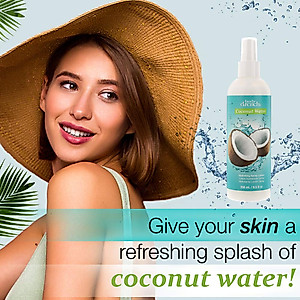 Body Drench Coconut Water Hydrating Spray Lotion for All Skin Types, 8.5 fl oz