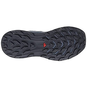 Salomon Women's Ultra Glide Trail Running Shoes for Women, Ebony/Blue/Grey, 9