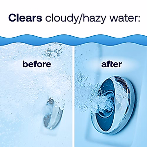 HTH Spa Care Filter Cleaner, Spa & Hot Tub Chemical Deep Cleans Filter, Extends Filter Life, 16 oz & Care Defoamer, Spa & Hot Tub Chemical Eliminates Foaming, Softens Water, 16 oz