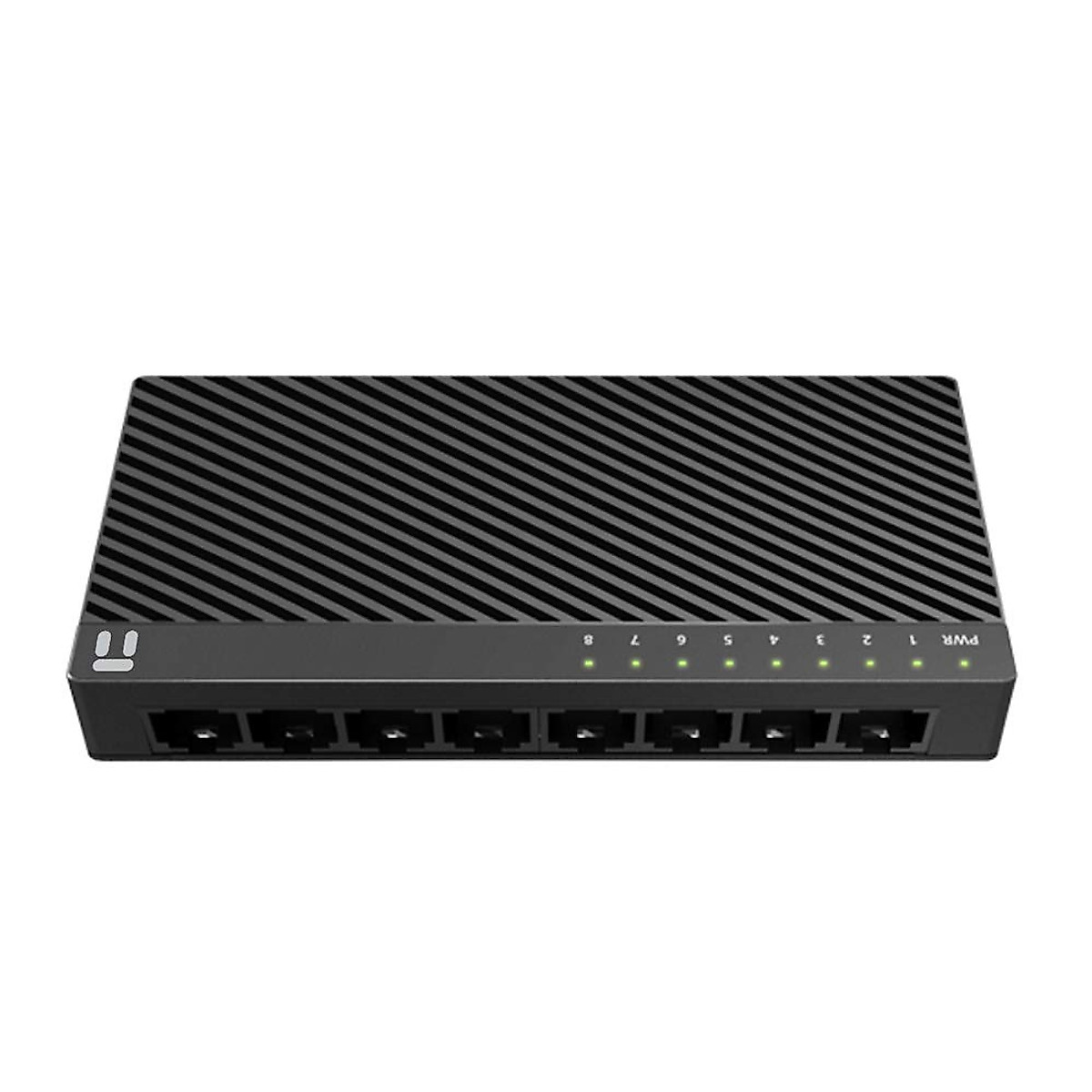 Netis ST3108C 8 Port 10/100Mbps Fast Ethernet Switch | Desktop Ethernet Splitter, Ethernet Hub, Plug and Play, Traffic Optimization Auto-Negotiation RJ45 Ports with Compact Design