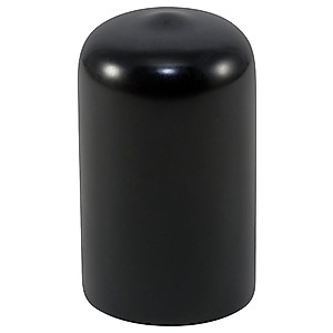 Caplugs VC-2375-24 VC Series – Plastic Round Cap 60 Pack, Black Vinyl, 2.375" W x 1.5" L Protective Closures, Thread Protectors, Dust and Moisture Seals, Masking, Plating, Color Coding (99190240)