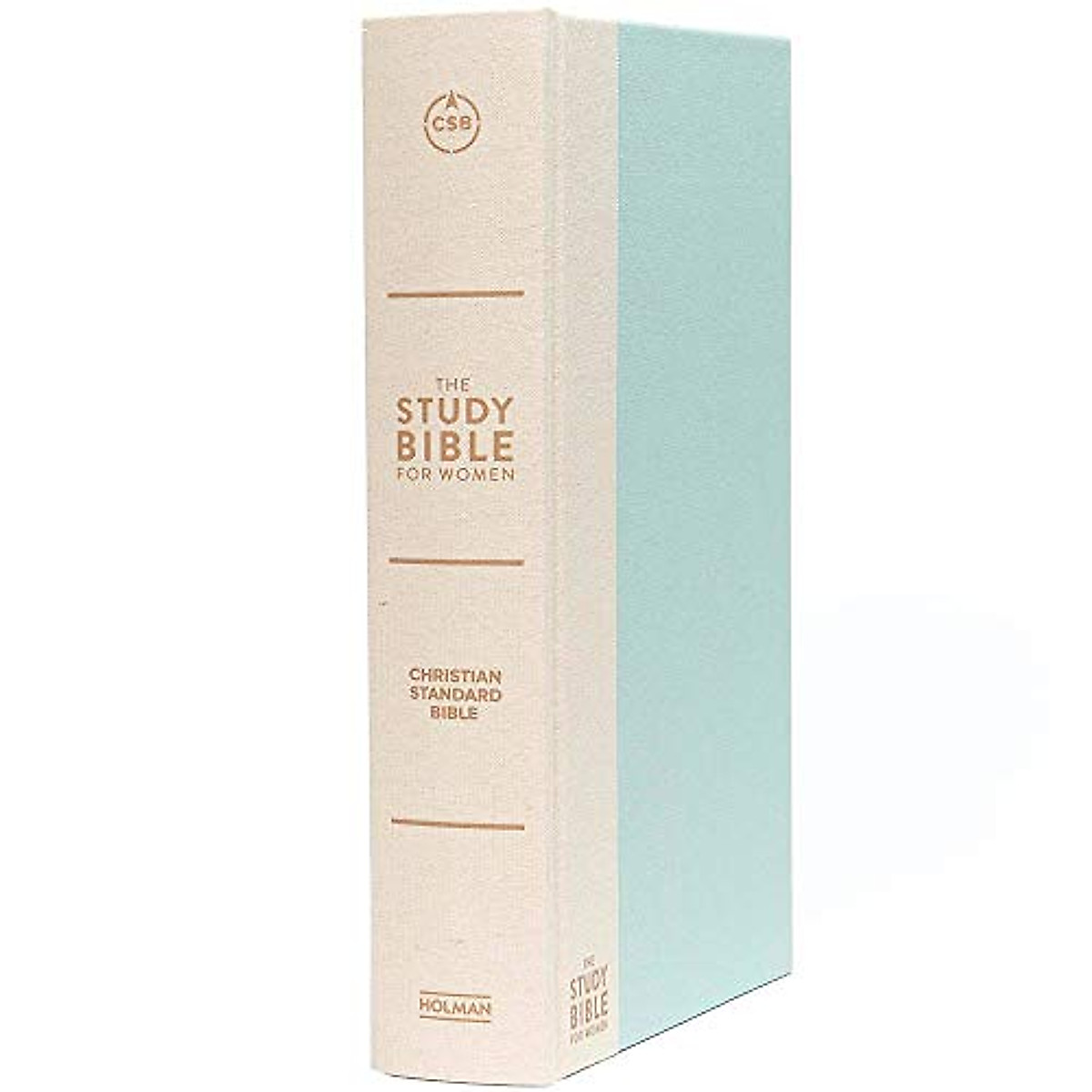 CSB Study Bible For Women, Light Turquoise/Sand Hardcover, Black Letter, Study Notes and Commentary, Articles, Profiles, Word Studies, Charts, Full-Color Maps, Easy-to-Read Bible Serif Type