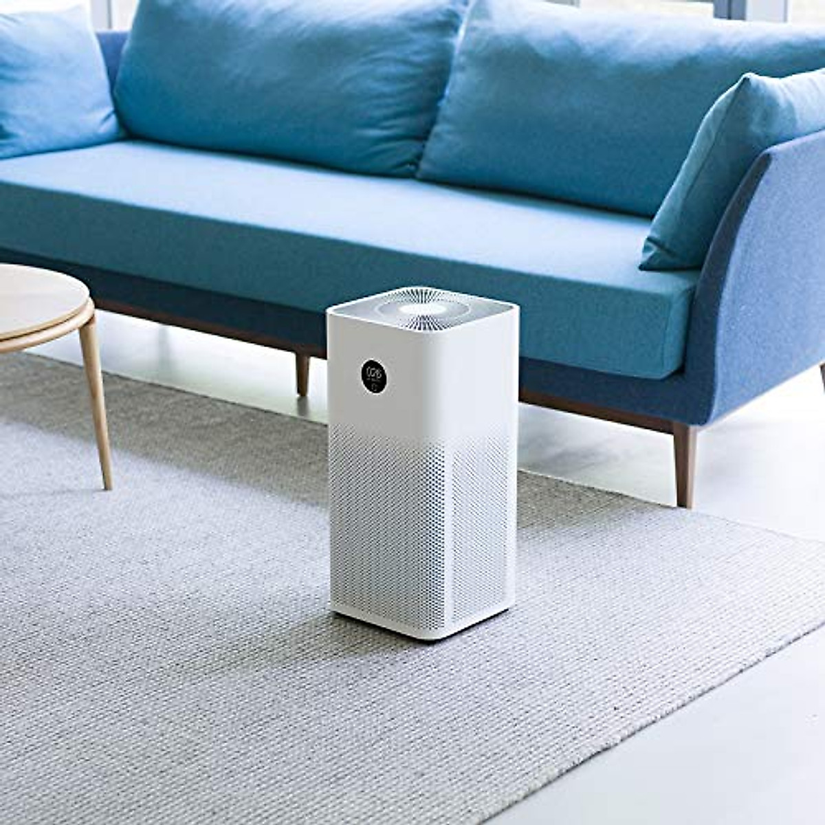 Mi Air Purifier 3H for home, high efficiency filter eliminate 99.97% smoke pollen dust, quiet for large space up to 484sq ft, for living room, bedroom