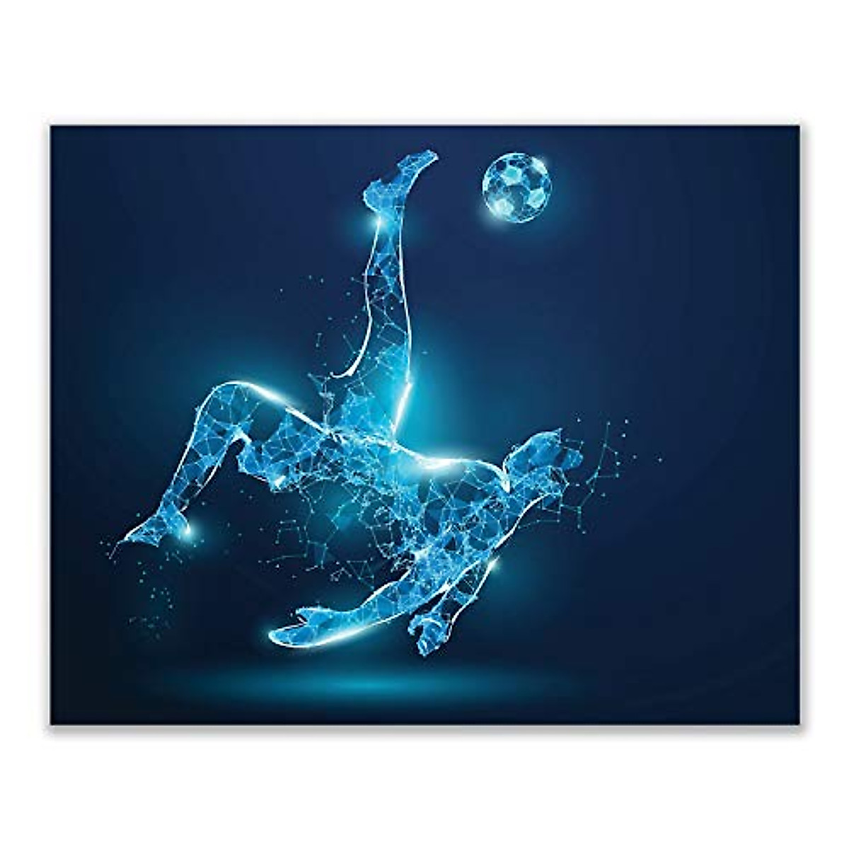 Soccer Wall Art Prints - Set of 4 (8x10) Unframed Soccer Posters - Soccer Room Decor For Men Kids Teenagers - Soccer Poster Set For Bedroom Man Cave - Soccer Wall Decor - Soccer Boys Bedroom Decor - X-Ray
