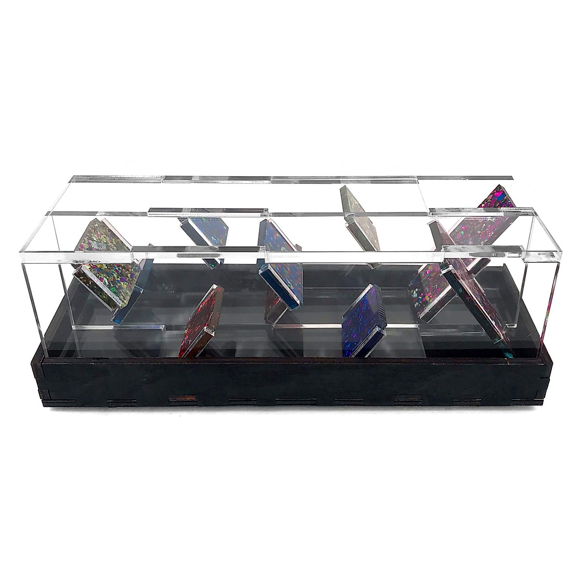 C4Labs Colour Lux Dueling Dice Tower – Battling Colors (Stardust/Lagoon)