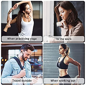 WOFRO Anti-Lost Strap for Beats Studio Buds, Sports Anti-Slip Soft Silicone Lanyard Accessories Compatible with Beats Studio Buds Bluetooth Headphones Neck Rope Cord (Black)