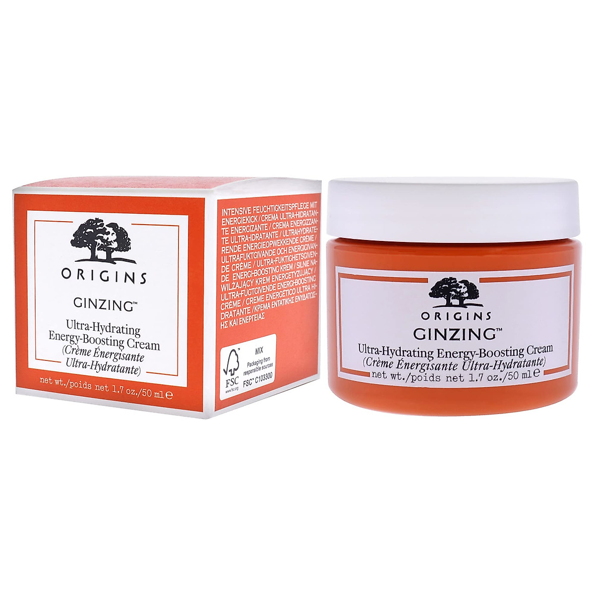 Origins GinZing UltraHydrating EnergyBoosting Cream 50 ml Unboxed, 1.7 Ounce
