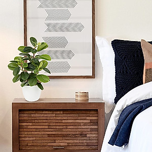 Briful Artificial Plants Mini Camellia Potted Fake Plants Small Faux Plastic Plants Desk Plant Artificial Flowers with Vase for Home Office Desk Kitchen Garden Indoor Decor