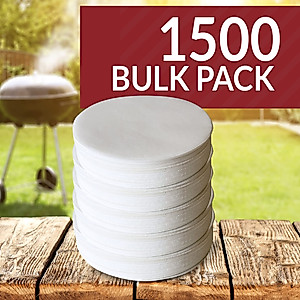 (1500 Pack) Reli. Hamburger Patty Paper (4.5 Inch Round) | Wax Paper | Food Grade Patty Paper,Parchment Paper Sheets| Non-Stick Paper for Burger Press/Separating Frozen Patties,Restaurant-Grade (4.5")