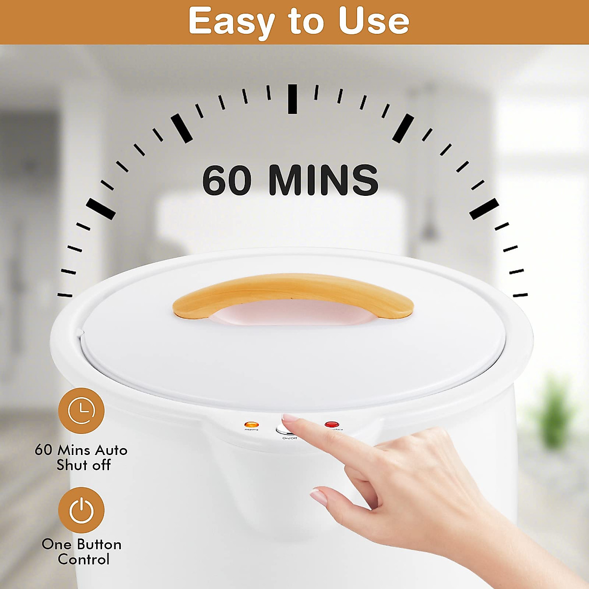 COSTWAY Bucket Style Towel Warmer, Large Towel Warmer with Fragrance Holder, Fits up to Two 40” x 70” Oversized Towels, Bathrobes, Blankets, Auto Shut Off, Luxury Towel Warmer for Bathroom, Spa