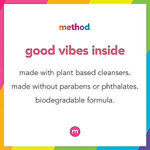 Method Body Wash, Simply Nourish, Paraben and Phthalate Free, Biodegradable Formula, 18 oz (Pack of 3)