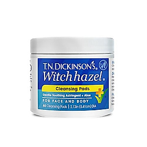 T.N. Dickinson's Witch Hazel Cleansing Pads, 60 Count