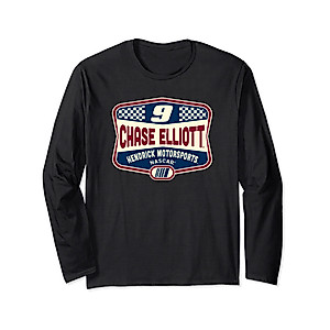 NASCAR - CHASE ELLIOTT SHIELD Long Sleeve T-Shirt