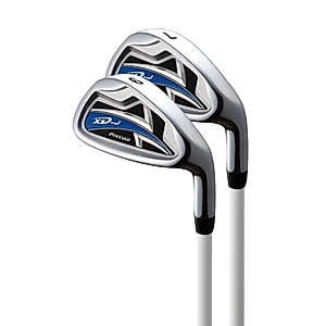 Remarkable Right Handed Junior Golf Club Set for Age 9 to 12 ( Height 4'4" to 5' ) Set Includes: Driver (15" ), Hybrid Wood (25*), #7, #9 Iron, Putter, Bonus Stand Bag & 2 Headcovers