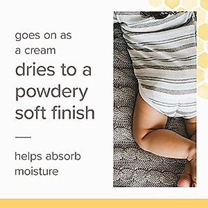 Burt's Bees Baby Daily Cream to Powder, Talc-Free Diaper Rash Cream - 4 Ounces Tube