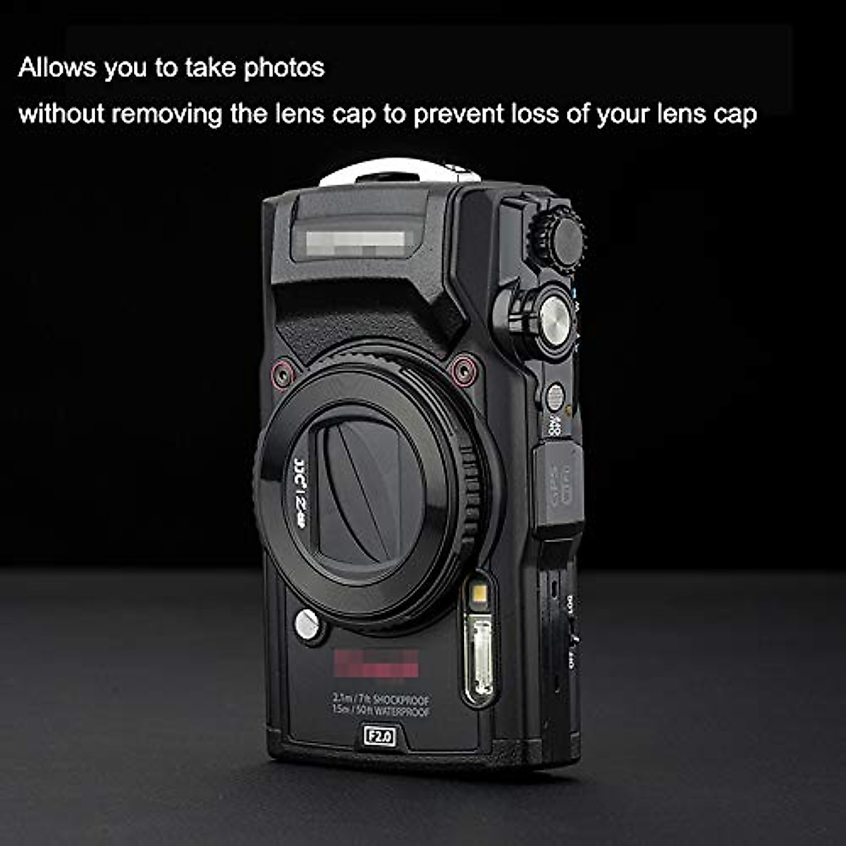 Lens Protector Cover for Olympus TG-6 TG-5 TG-4 TG-3 TG-2 and TG-1 Camera, Rotating Lens Cap, Replaces Olympus LB-T01 Lens Barrier